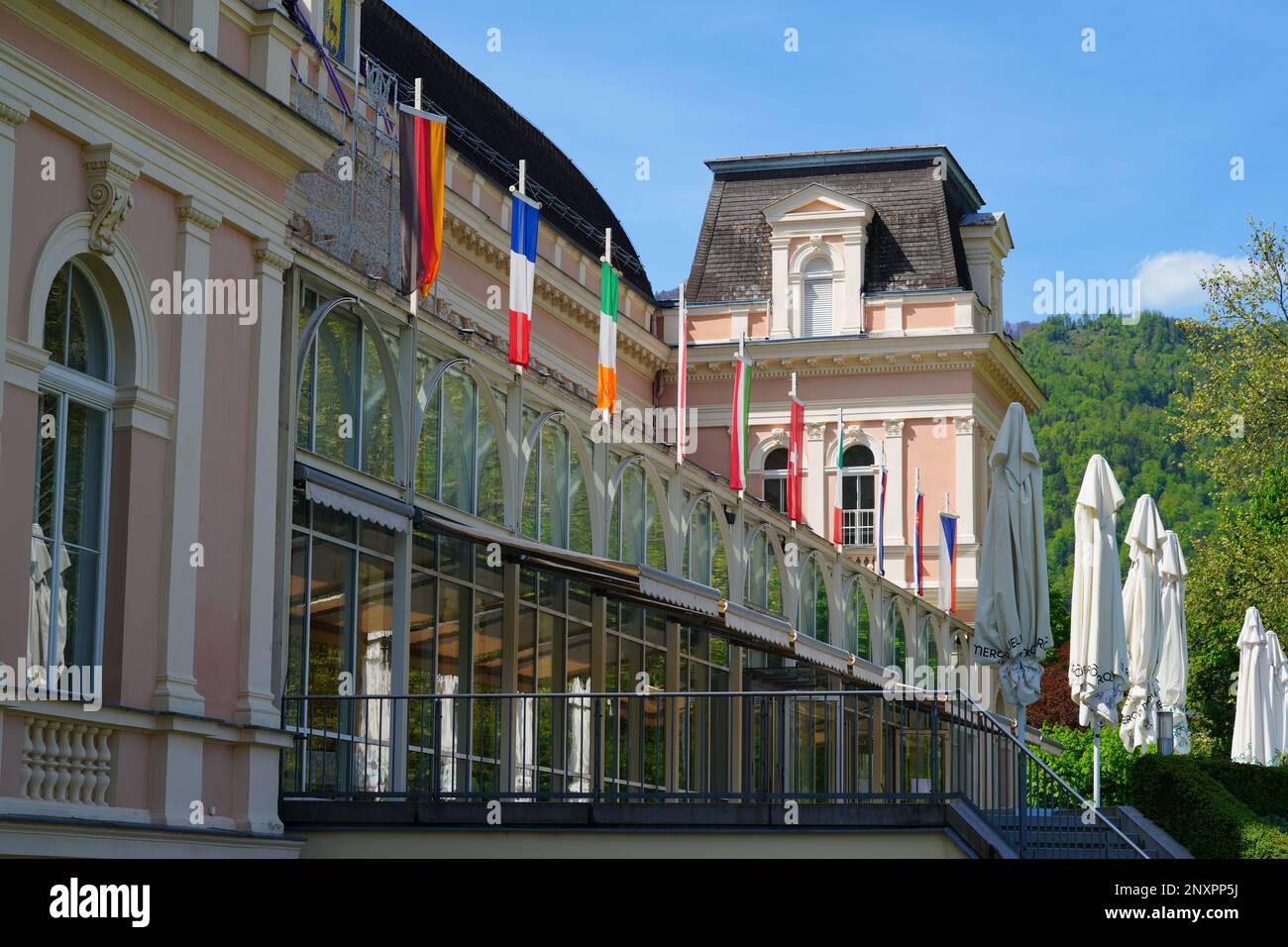BAD ISCHL, AUSTRIA –11 MAY 2022- View of Bad Ischl, a spa town in the ...