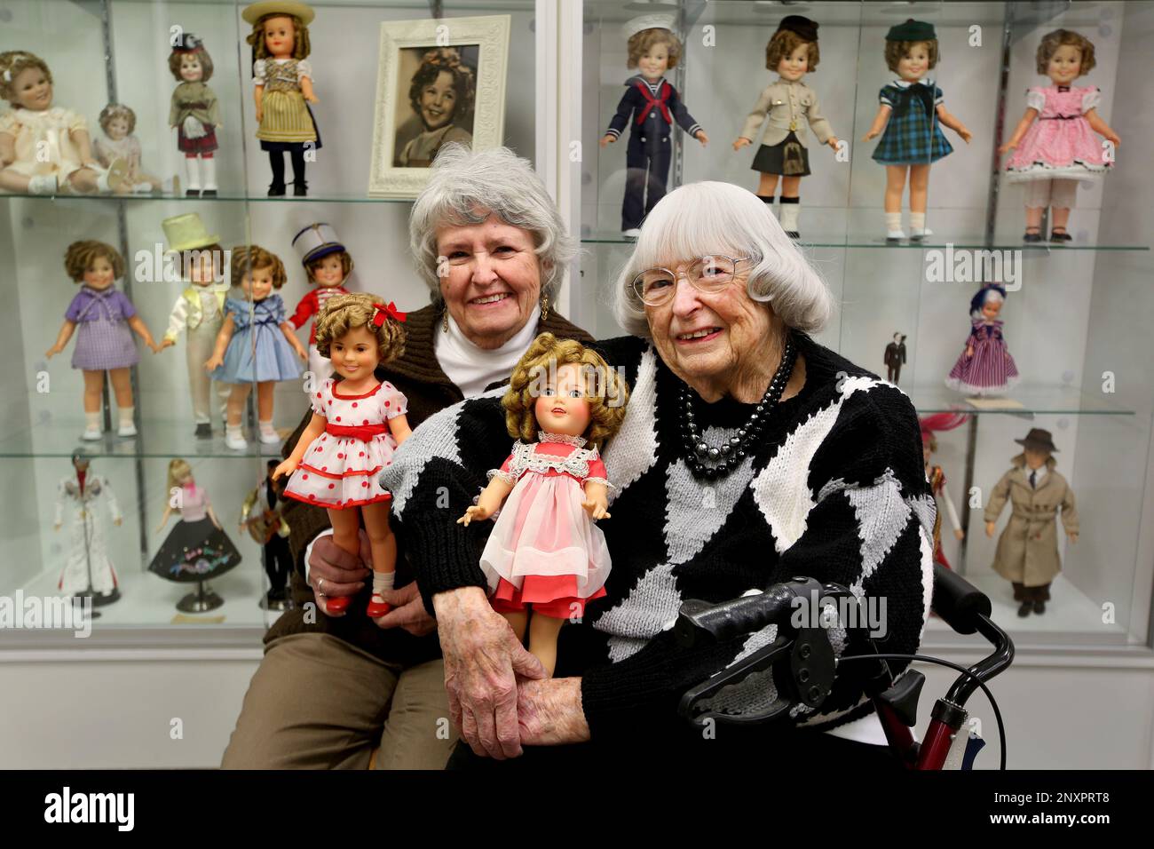In this Wednesday, Jan. 3, 2018 photo, Maxine Wyatt holds her 'Shirley ...