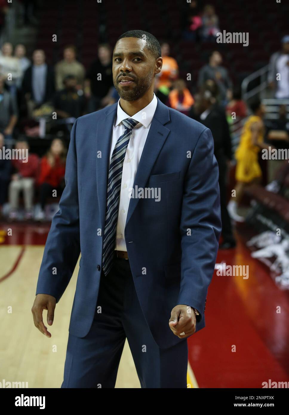 January 10, 2018 Los Angeles, CA..USC Trojans assistant coach Kevin ...