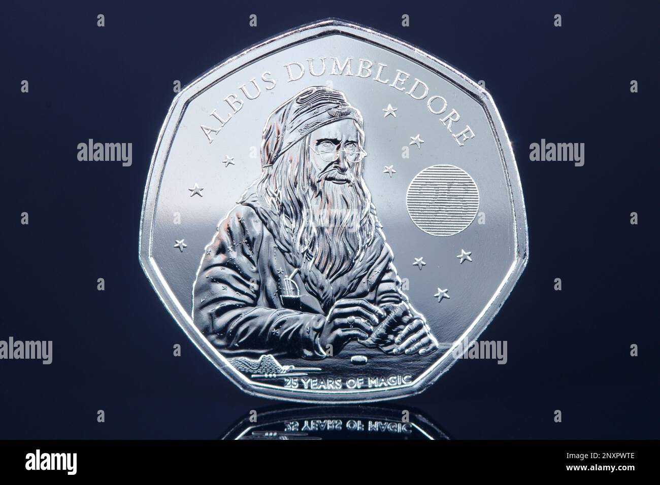 The first King Charles III 50p coin of 2023 featuring Professor Albus ...