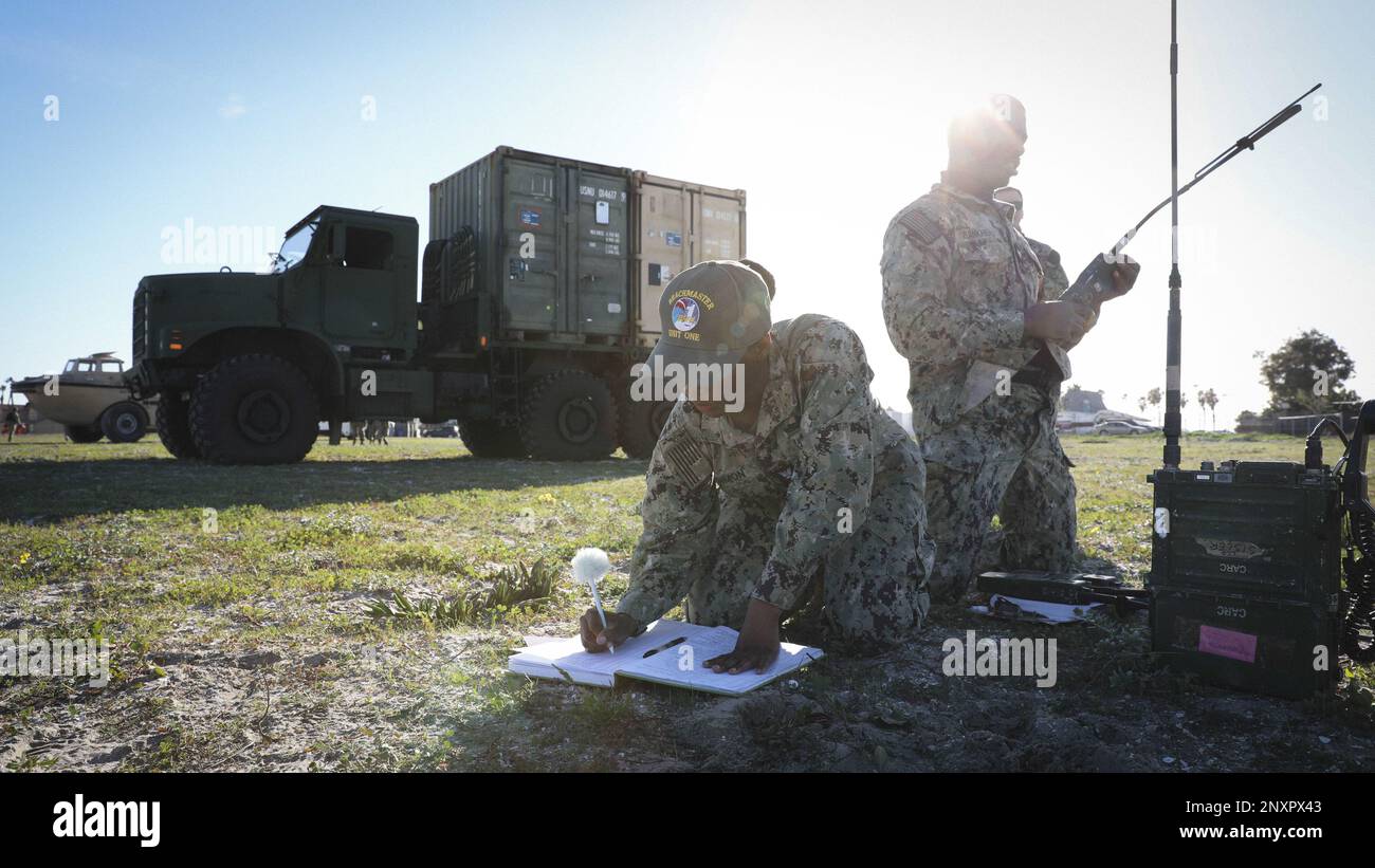 230118-N-ZB518-1033 SAN DIEGO (Jan. 18, 2023) Sailors assigned to ...