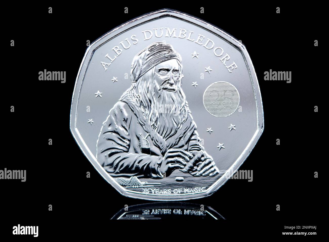 The first King Charles III 50p coin of 2023 featuring Professor Albus ...