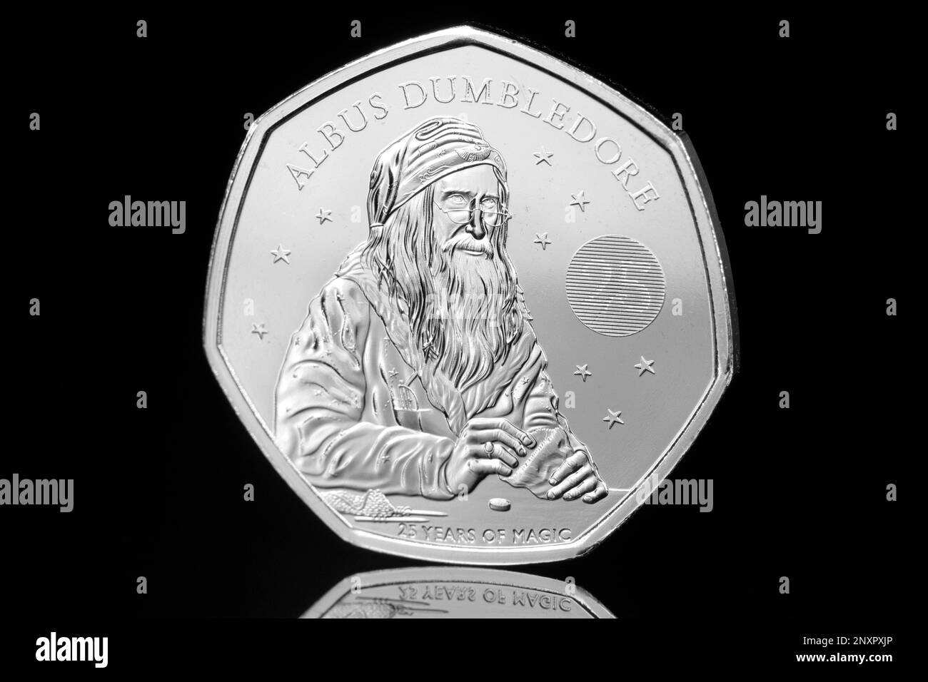 The first King Charles III 50p coin of 2023 featuring Professor Albus ...