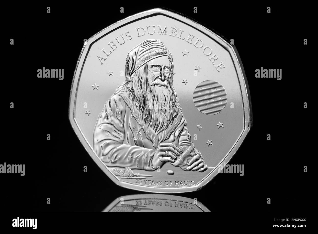 The first King Charles III 50p coin of 2023 featuring Professor Albus ...