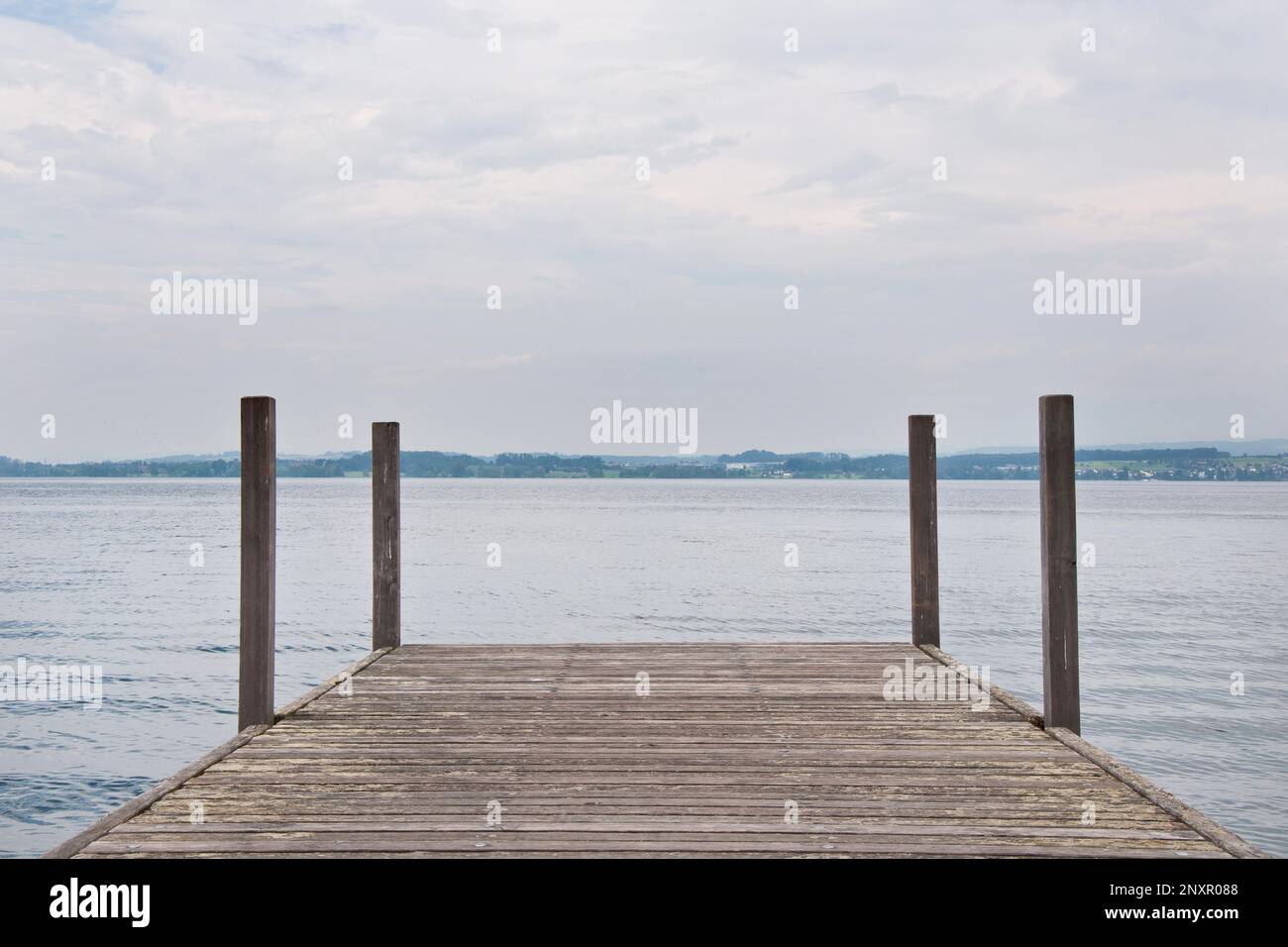 Switzerland, Canton Zug, Zug, Zug lake, pier Stock Photo - Alamy