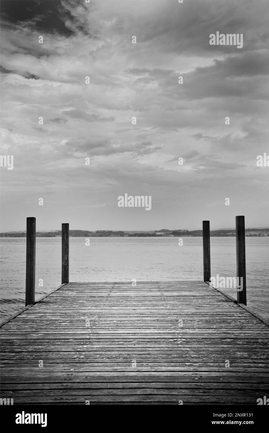Switzerland, Canton Zug, Zug, Zug lake, pier Stock Photo - Alamy