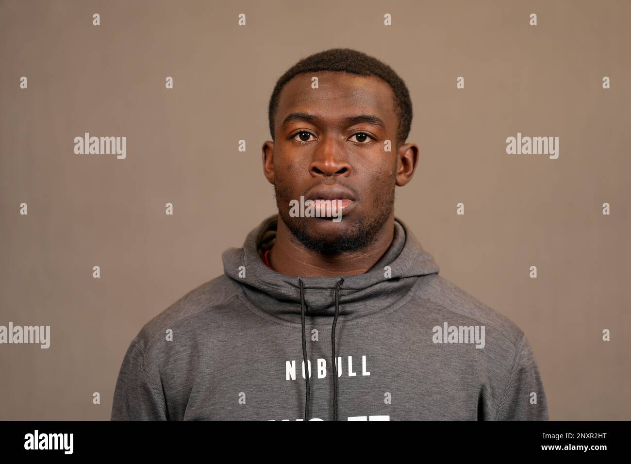 Clemson wide receiver Joseph Ngata poses for a portrait at the NFL ...