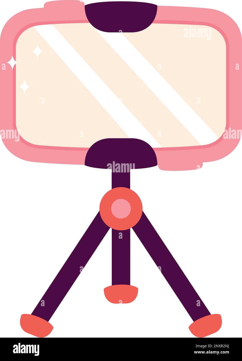 Cell phone tripod Stock Vector Images - Alamy