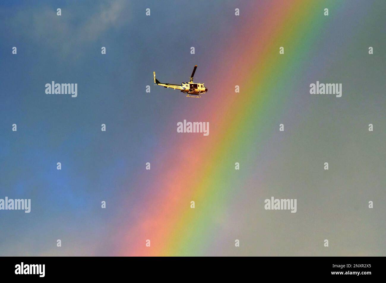 This photo provided by the Santa Barbara County Fire Department shows ...