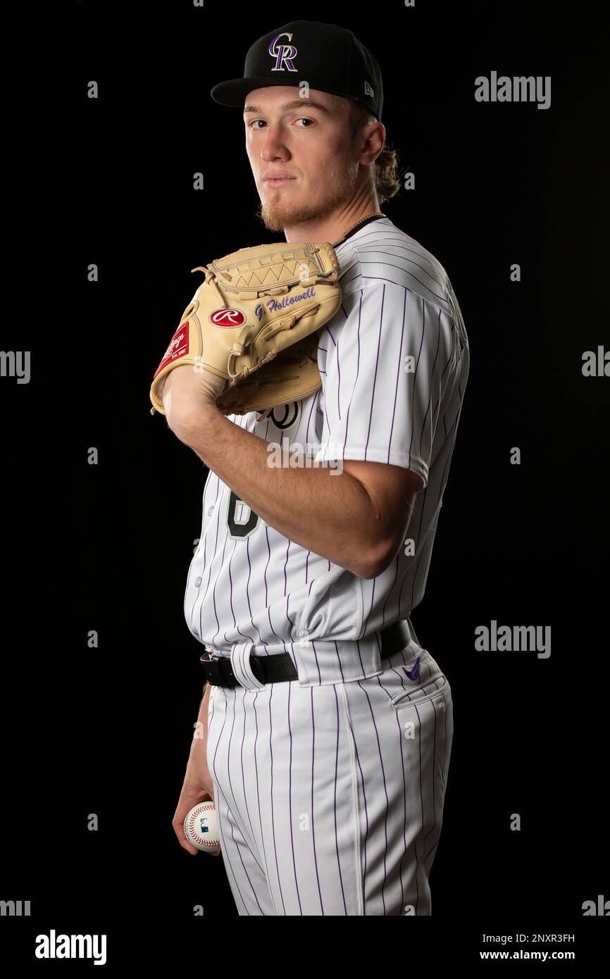 SCOTTSDALE, AZ - FEBRUARY 24: Pitcher Gavin Hollowell (64) poses for a ...
