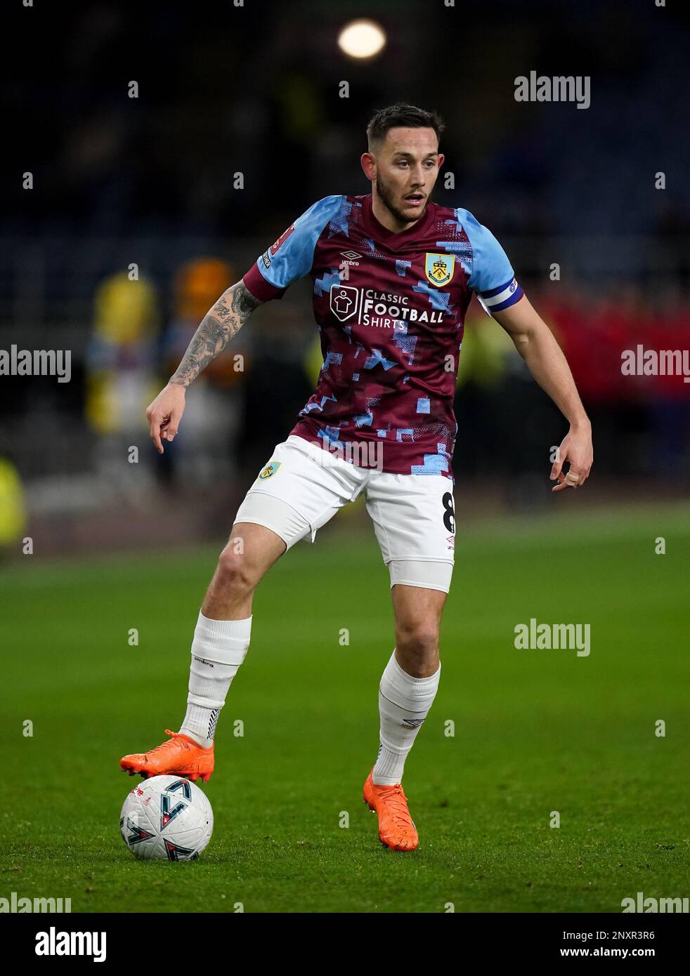Burnley's Josh Brownhill during the Emirates FA Cup fifth round match ...