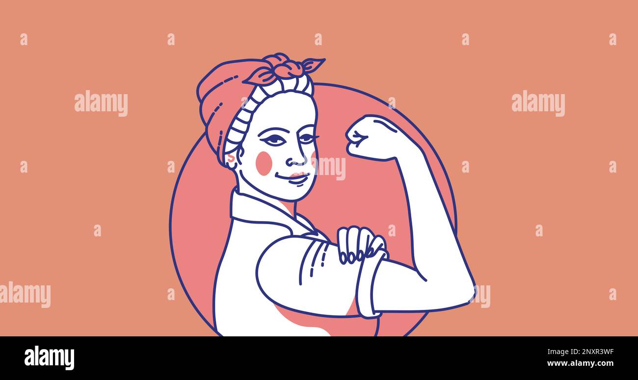 Strong woman icon hi-res stock photography and images - Alamy