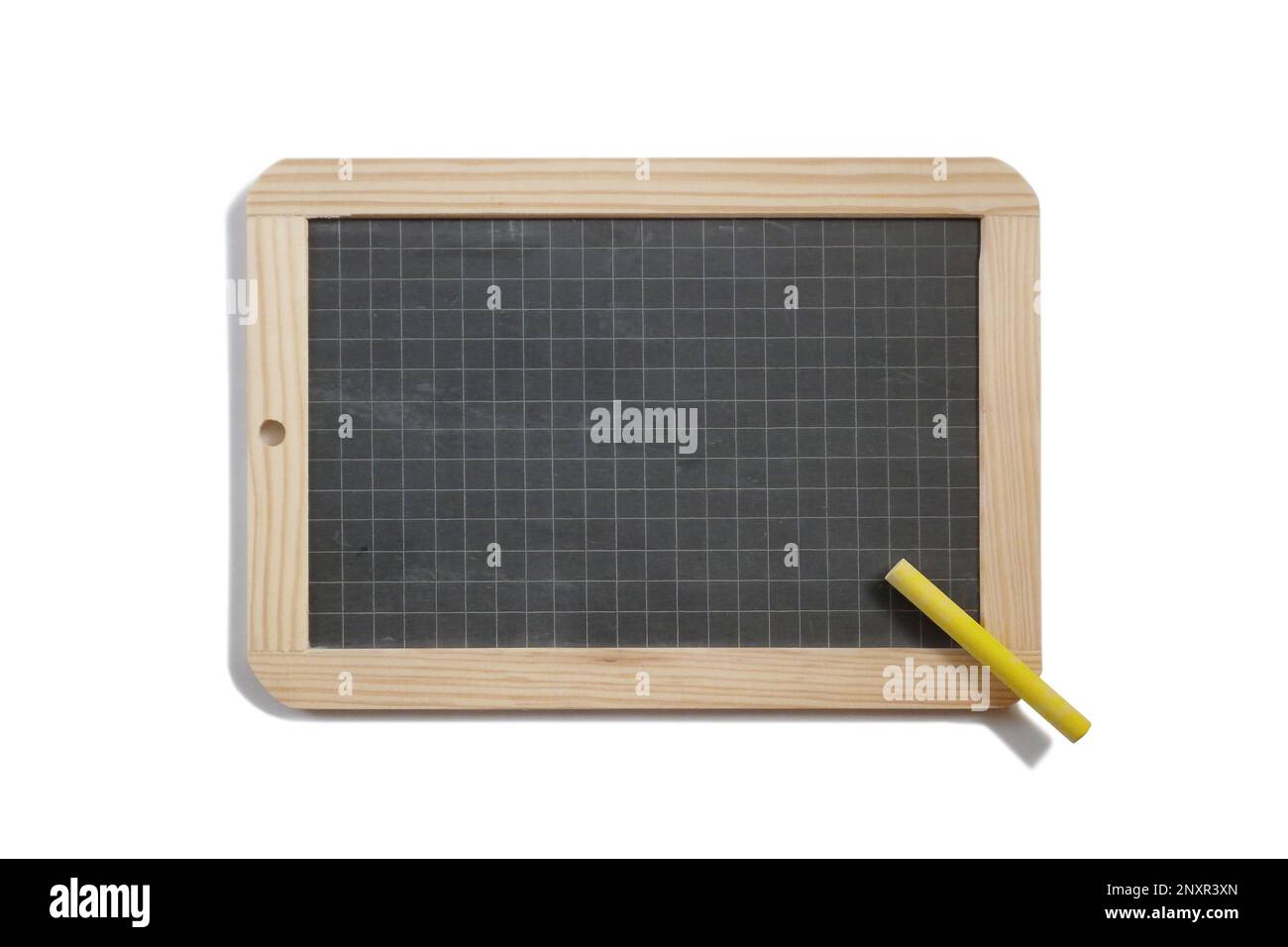 Writing slate with a chalk isolated on a white background Stock Photo ...