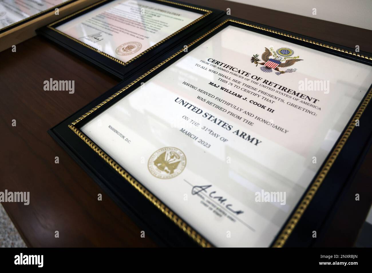 Maj william j cook iii hi-res stock photography and images - Alamy