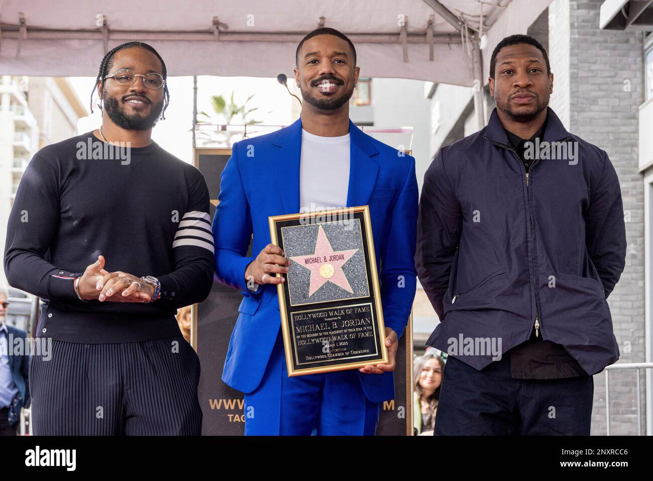Ryan Coogler, from left, Michael B. Jordan, known for his roles in ...