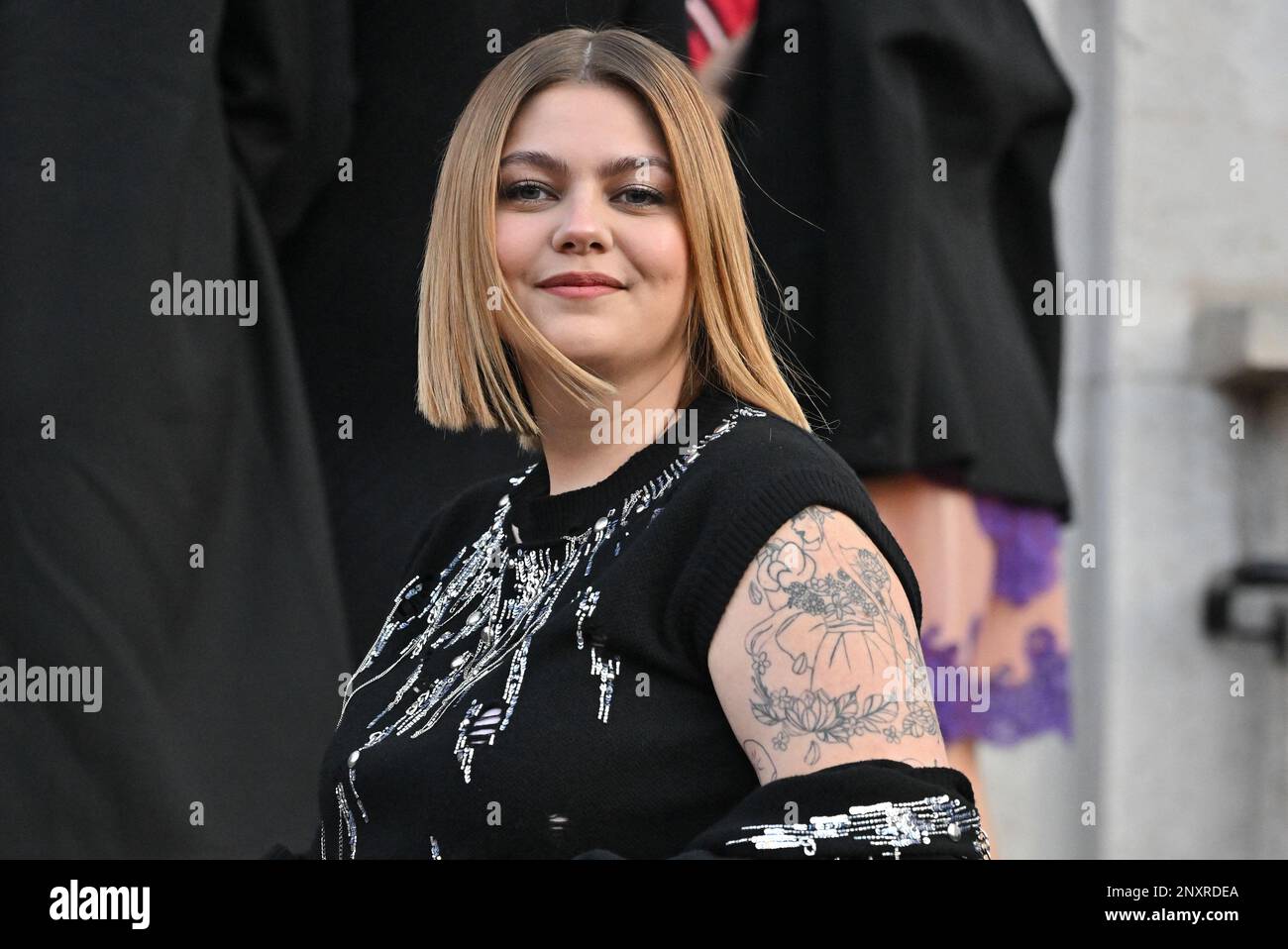 Paris, France. 01st Mar, 2023. Louane arriving at Paco Rabanne show ...
