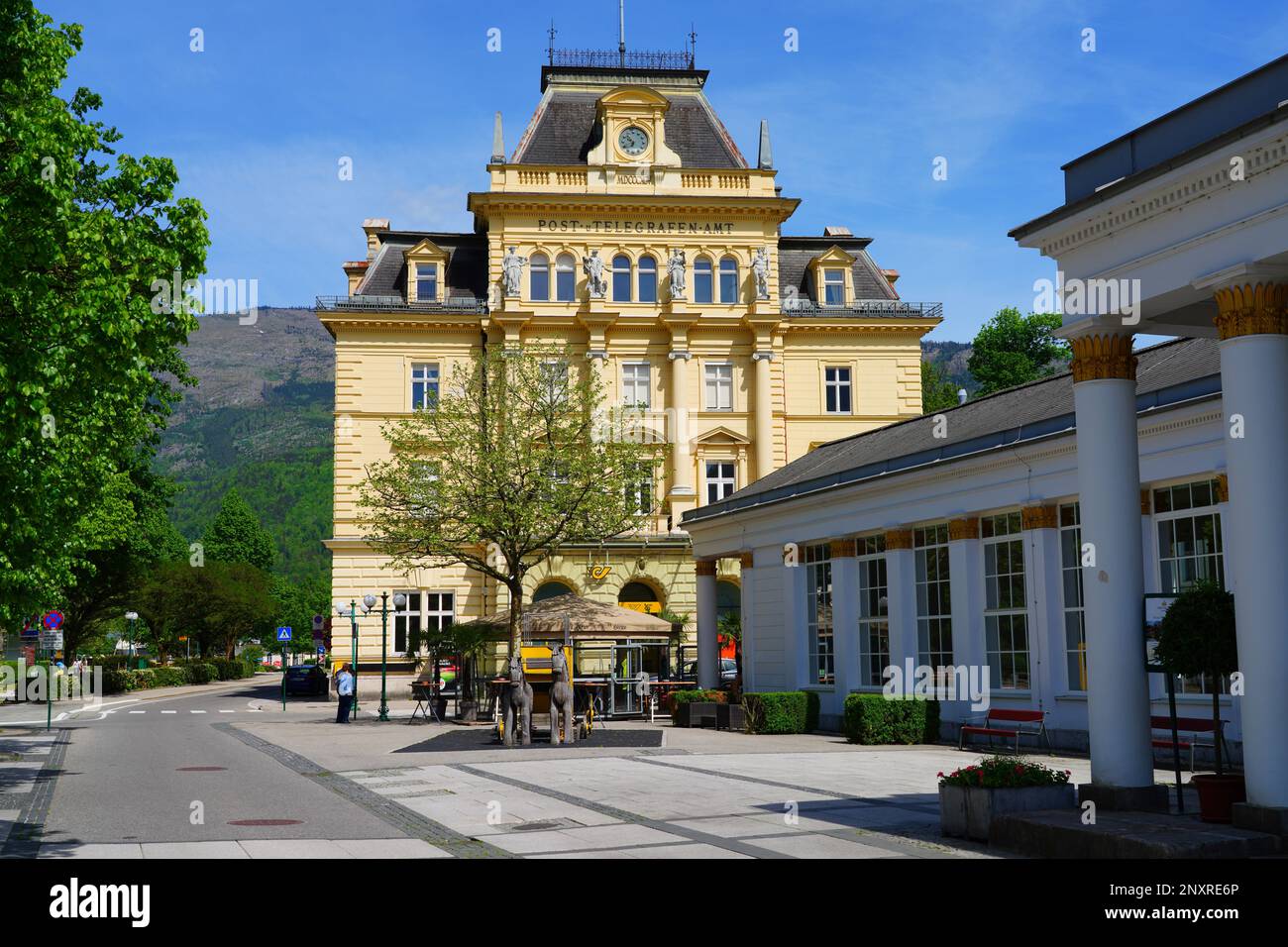 BAD ISCHL, AUSTRIA –11 MAY 2022- View of Bad Ischl, a spa town in the ...