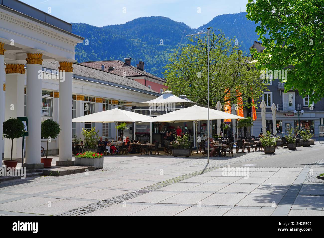 BAD ISCHL, AUSTRIA –11 MAY 2022- View of Bad Ischl, a spa town in the ...