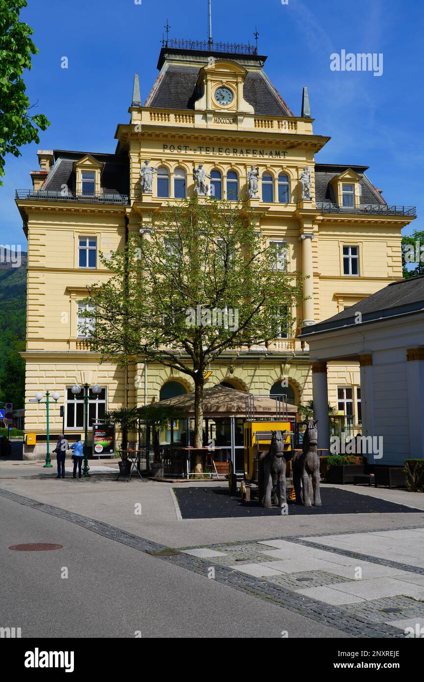 BAD ISCHL, AUSTRIA –11 MAY 2022- View of Bad Ischl, a spa town in the ...