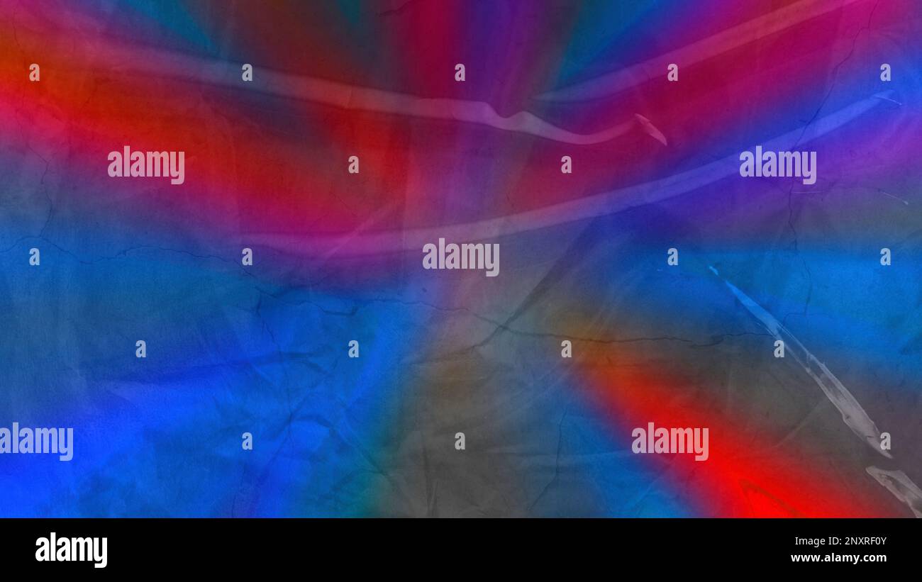 Light background. Motion.Bright red and blue rays in the animation that ...