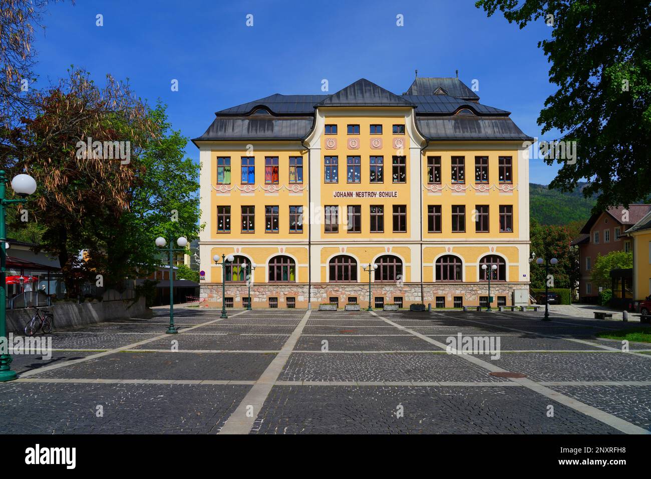 BAD ISCHL, AUSTRIA –11 MAY 2022- View of Bad Ischl, a spa town in the ...