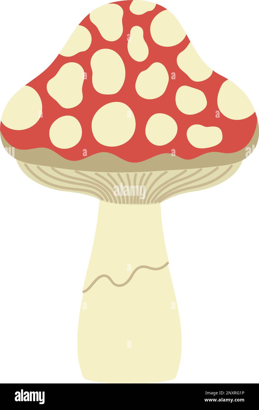 red mushroom design Stock Vector Image & Art - Alamy