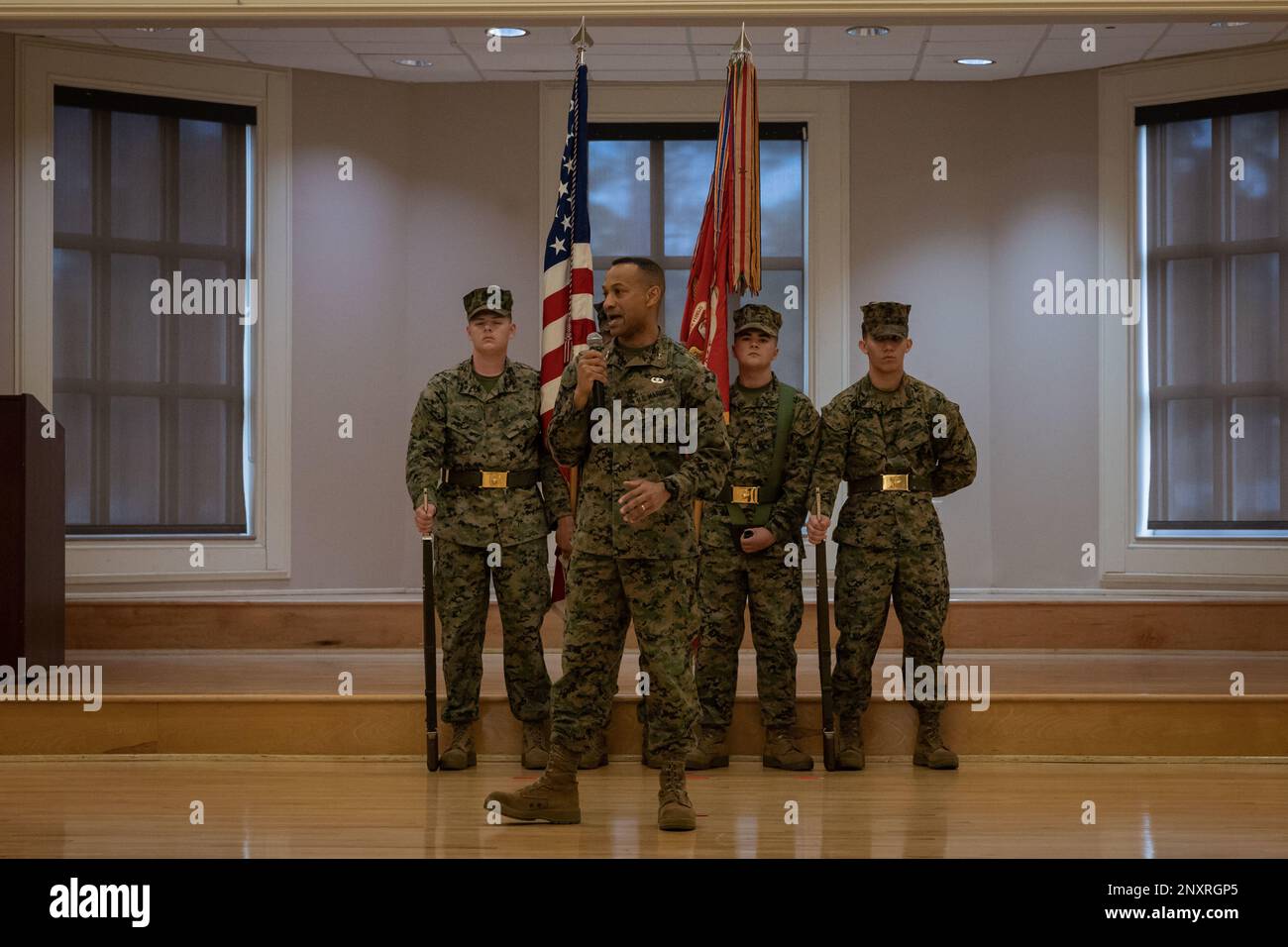 U.S. Marine Corps Maj. Gen. Calvert L. Worth Jr., the commanding ...