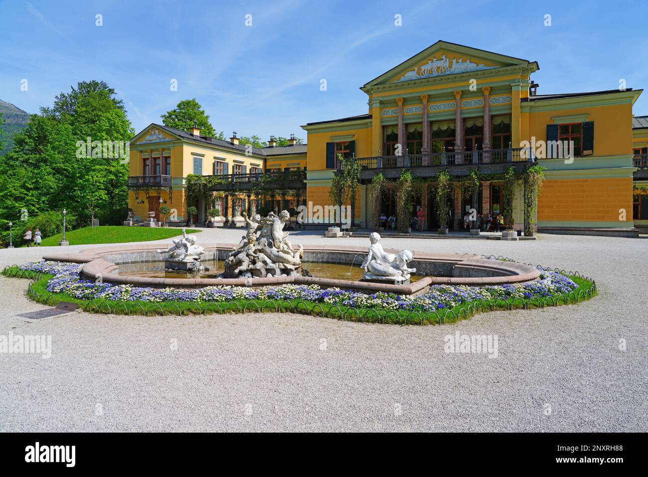 BAD ISCHL, AUSTRIA –11 MAY 2022- View of the Kaiservilla, summer ...