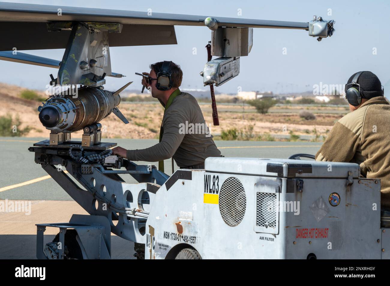 U.S. Air Force Staff Sgt. Levi Brady, with the 77th Expeditionary ...