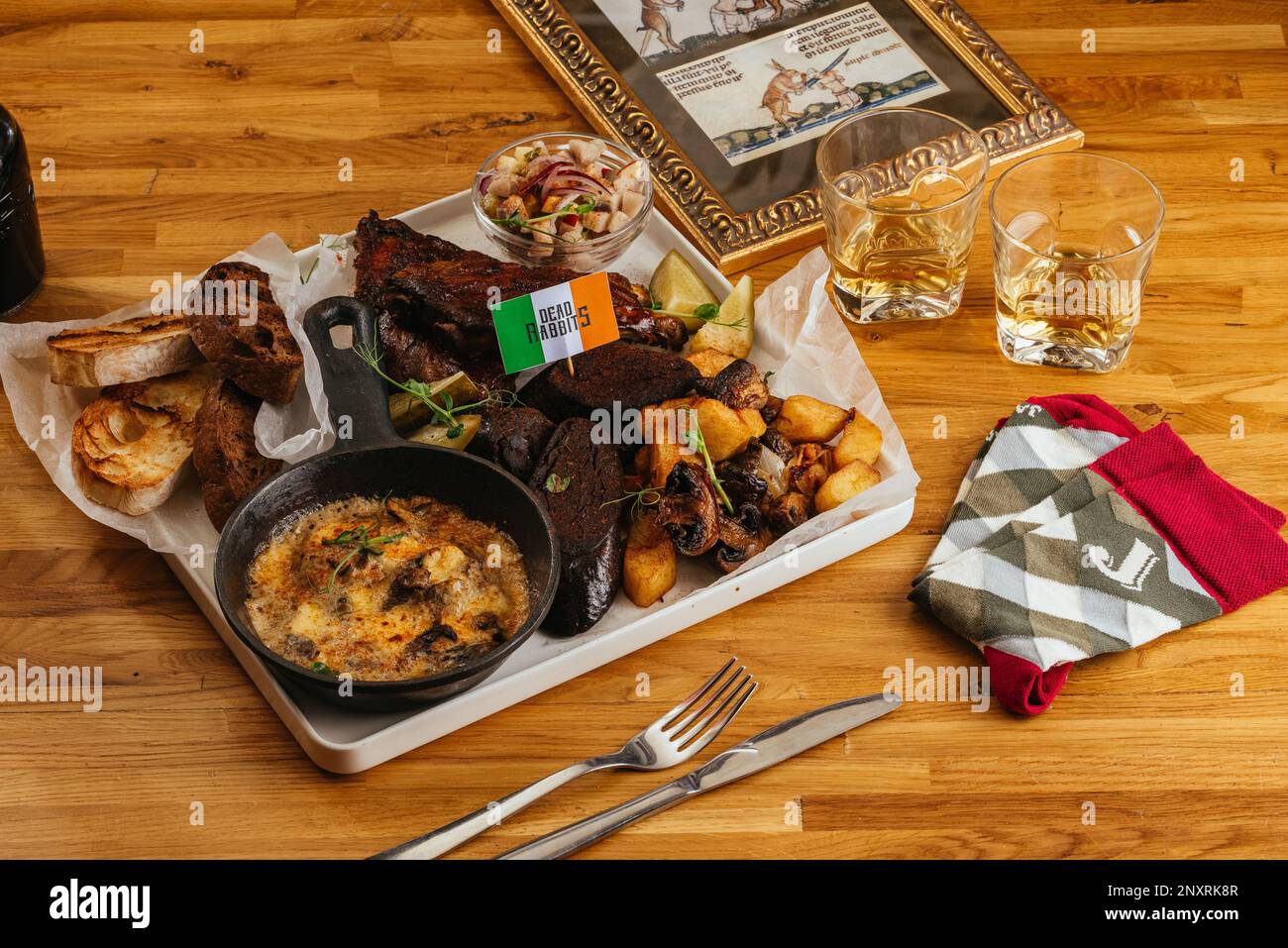 Food in restrain. Restaurant menu Stock Photo - Alamy