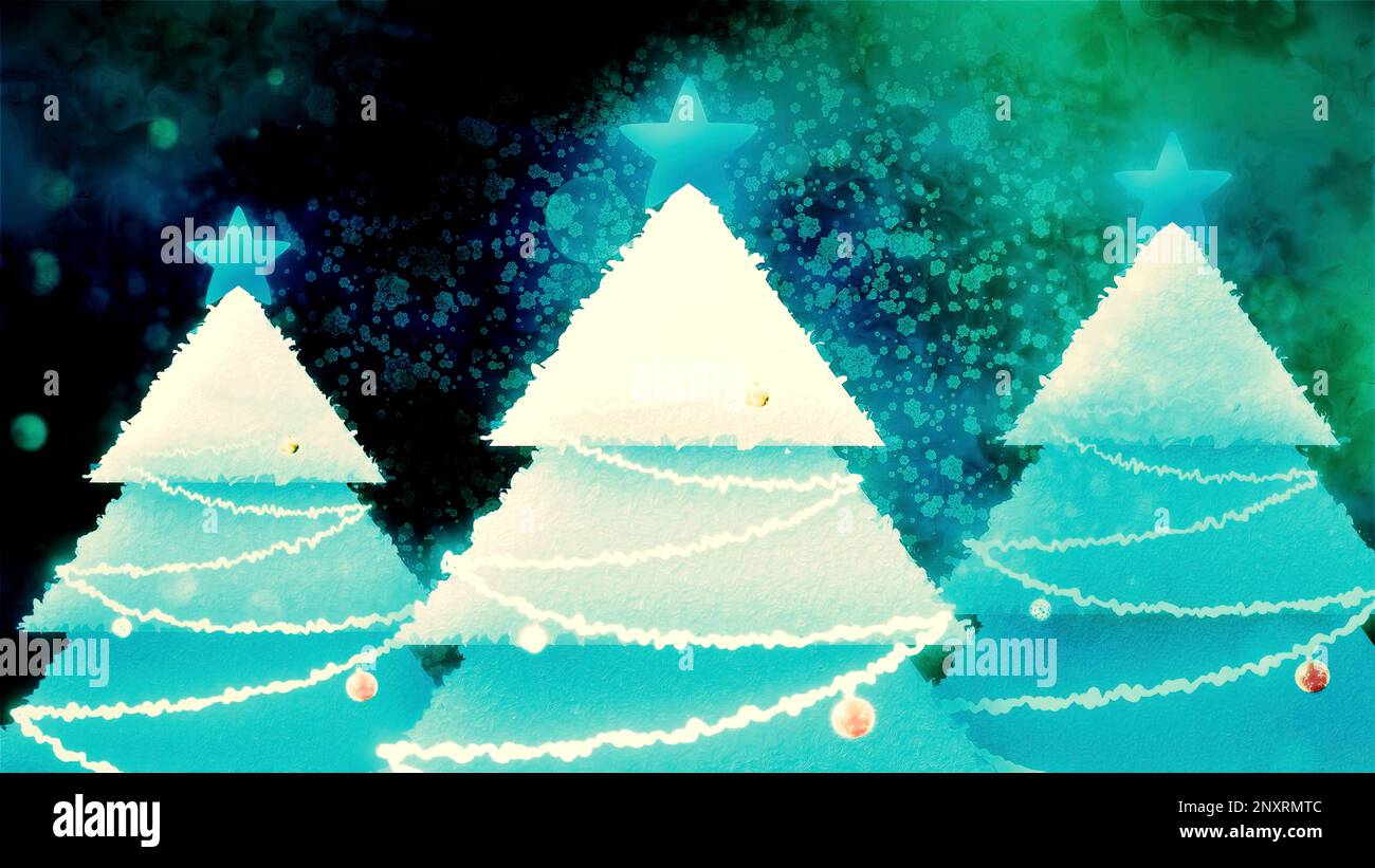 Blue animation with congratulations. Motion. Decorated with Christmas ...