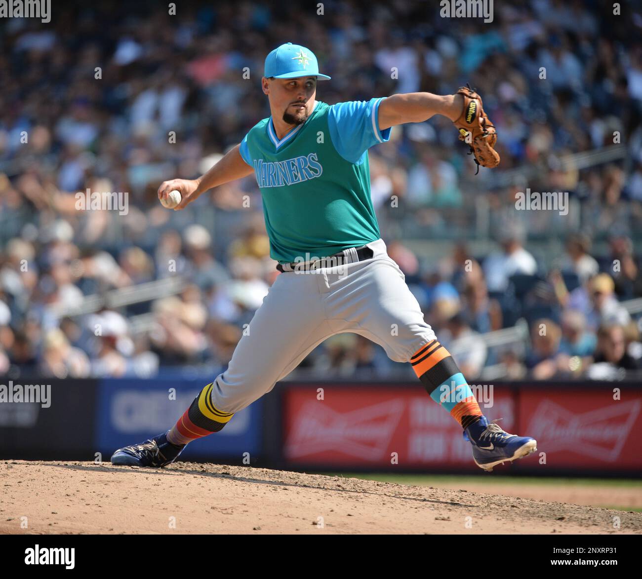 Seattle Mariners pitcher Dan Altavilla (53) during game against the New ...