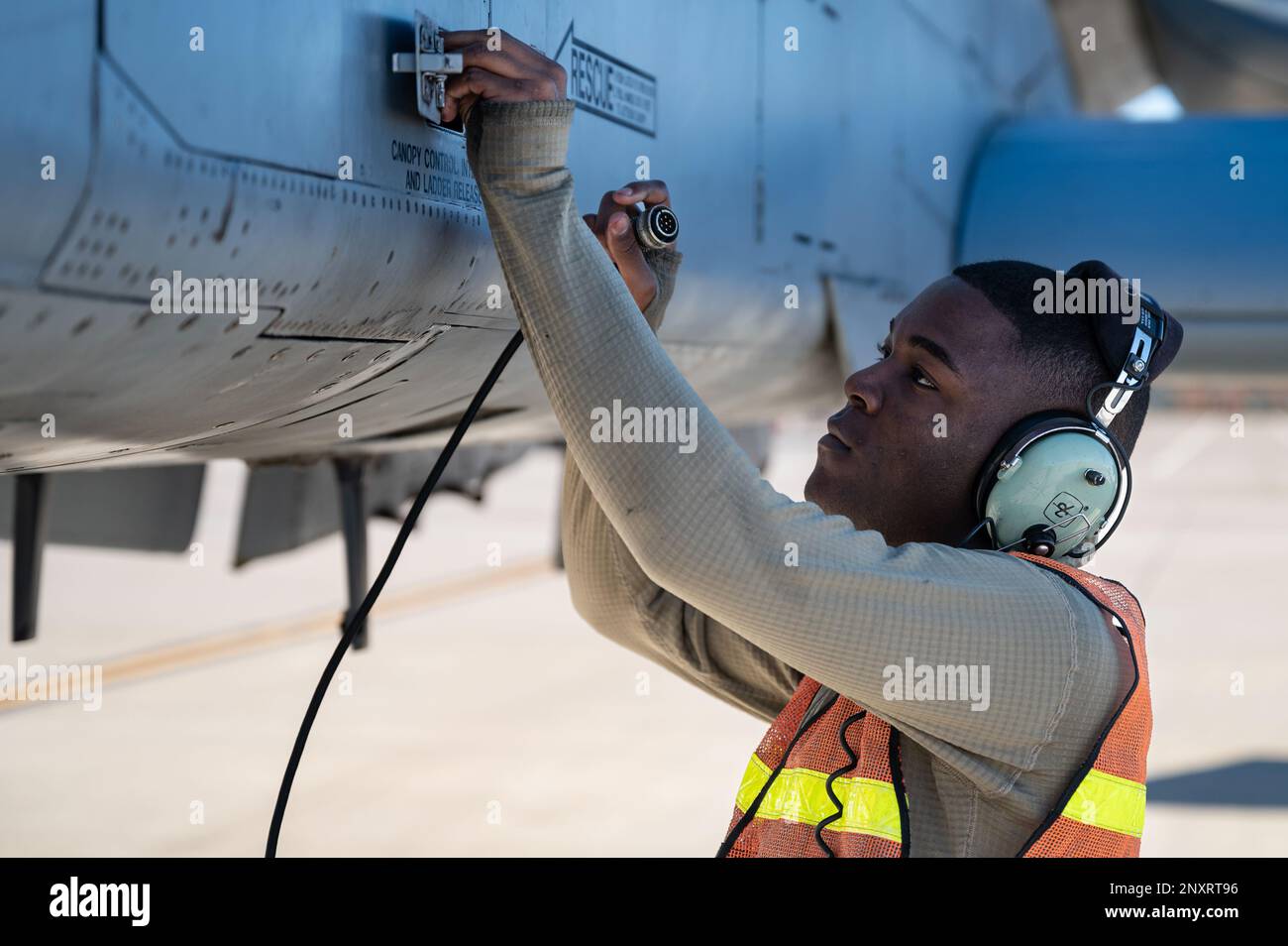 U.S. Air Force Airman 1st Class Tre Washington, 355th Equipment ...