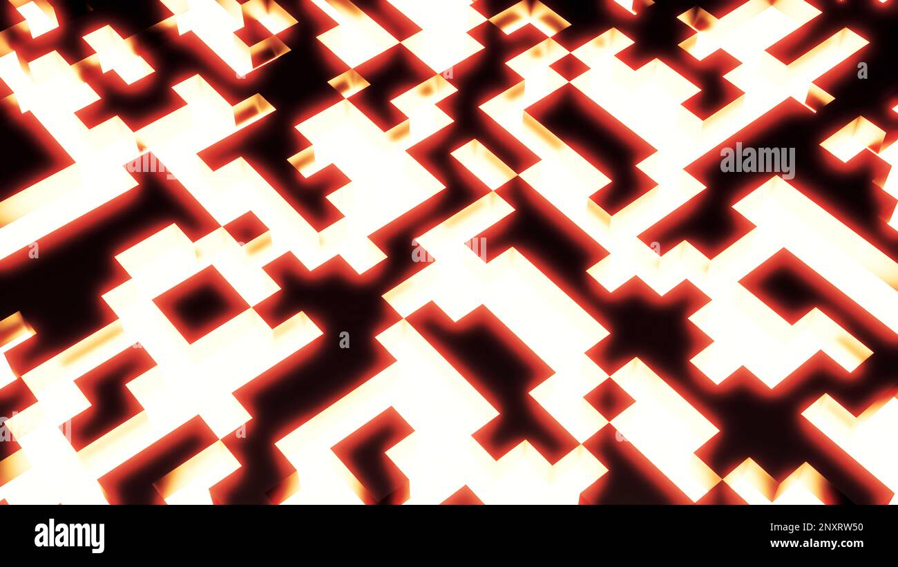 Moving animation with pixel retro background. Design. Flashing moving ...