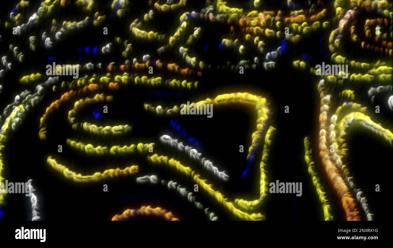 Black background with bright yellow and green backlight. Motion.Bright ... Black background with bright yellow and green backlight. Motion.Bright ...