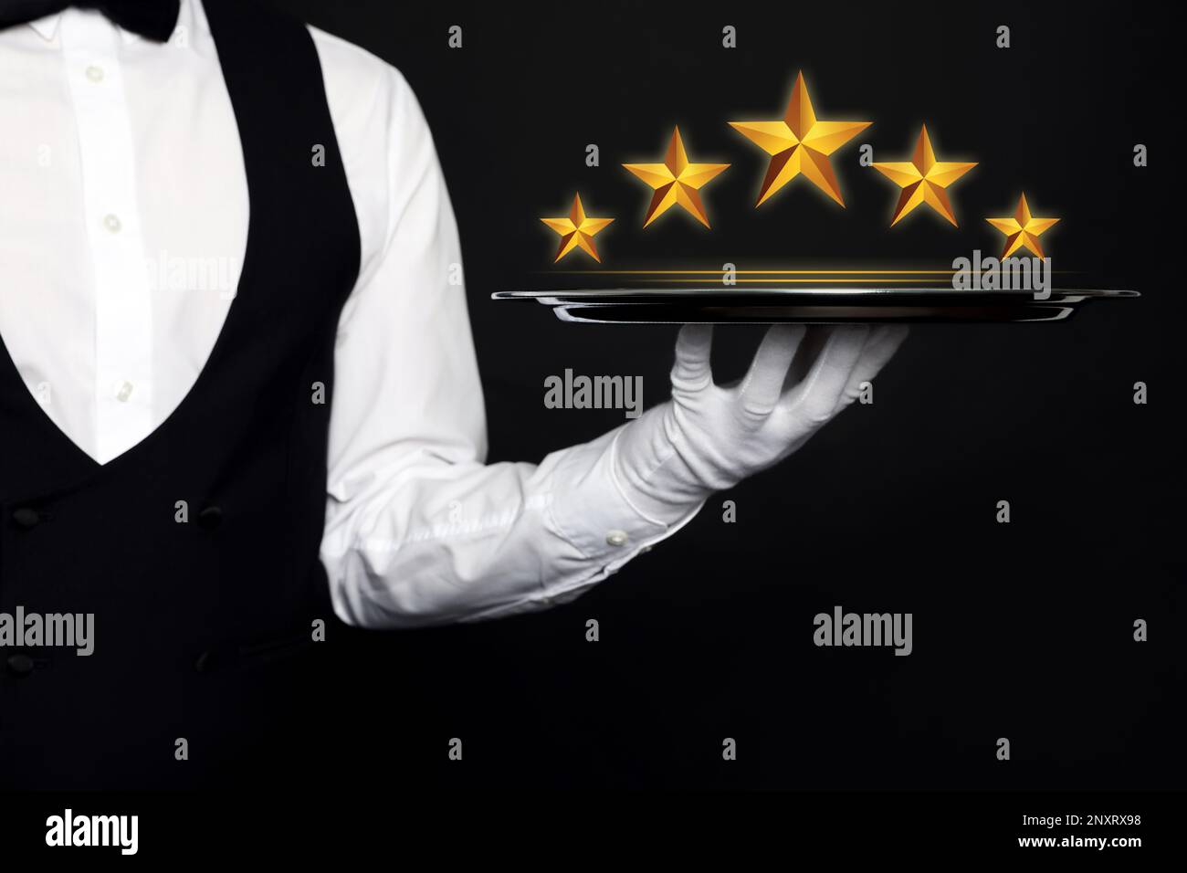 Metal tray holding five hi-res stock photography and images - Alamy