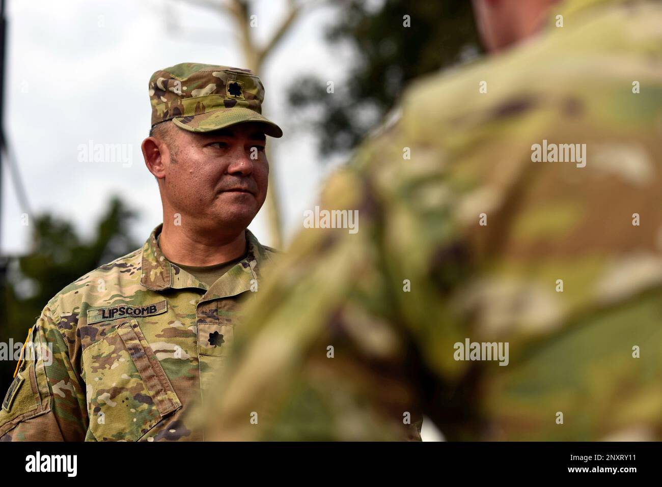 U.S. Army Lt. Col. Donald Lipscomb, commander of the California Army ...