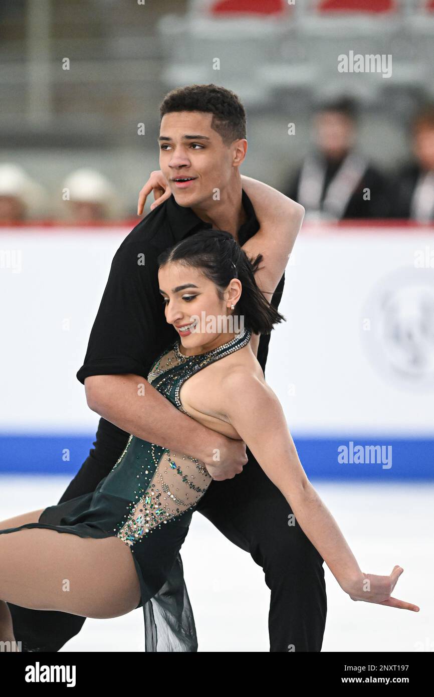 Chloe PANETTA & Kieran THRASHER (CAN), during Junior Pairs Short ...