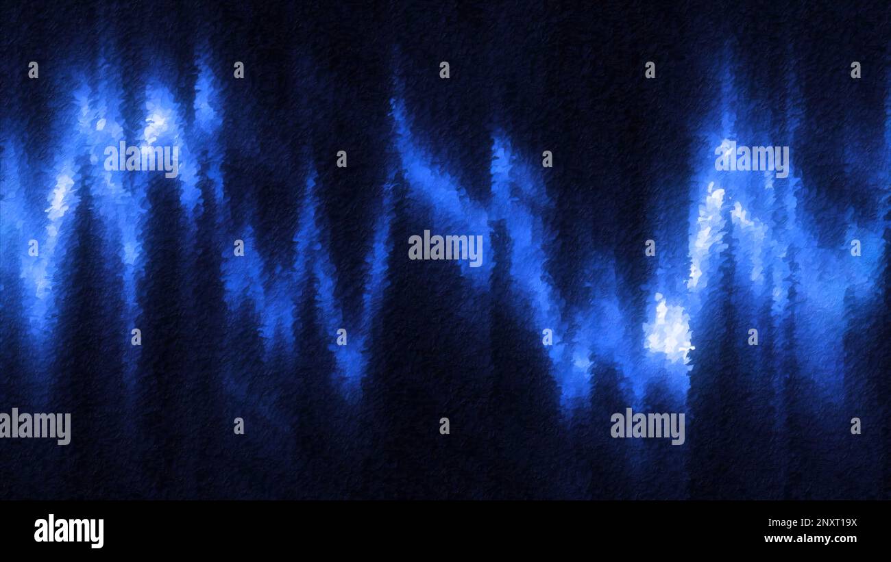 Luminous wave line of light. Motion. Moving wave line of light with ...