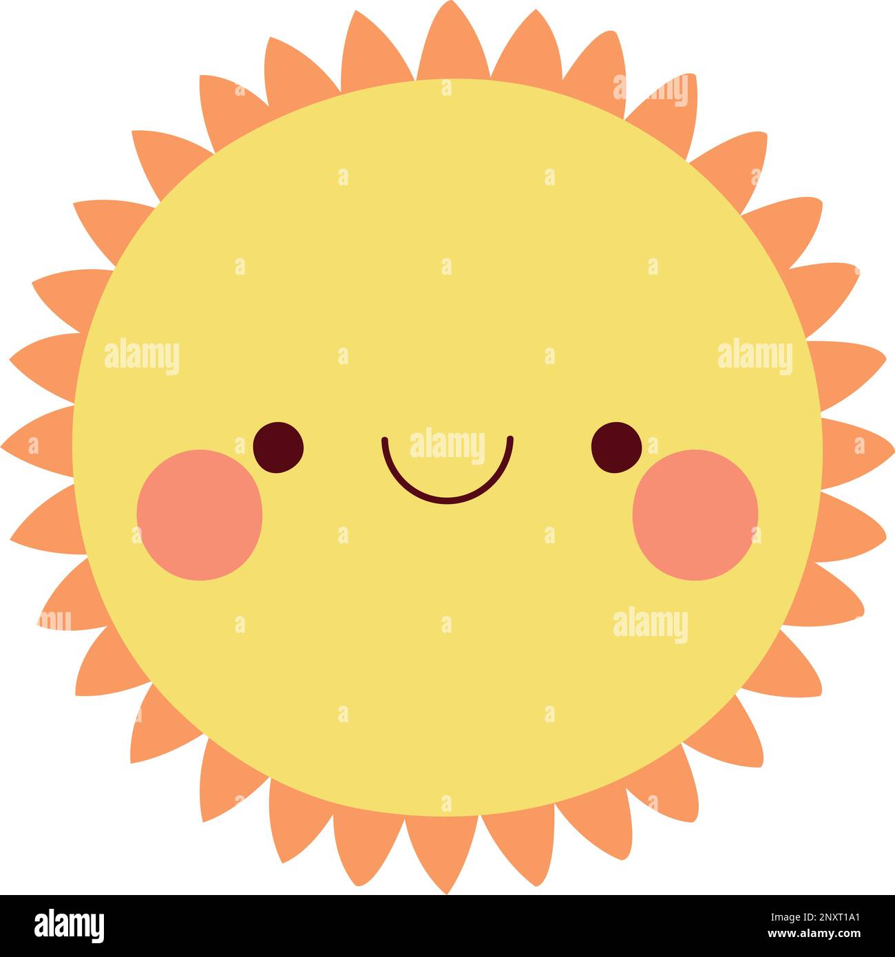 Hot sun kawaii tropical hi-res stock photography and images - Alamy