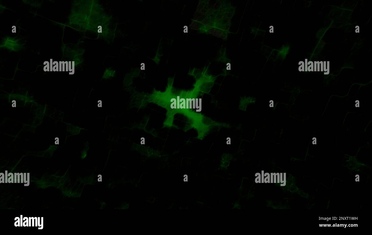Dark red and dark green moving background. Motion. Small black squares ...