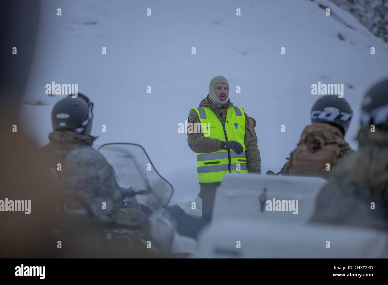 Norwegian Army Sgt. 1st class Joran Steien, an allied liaison with host ...