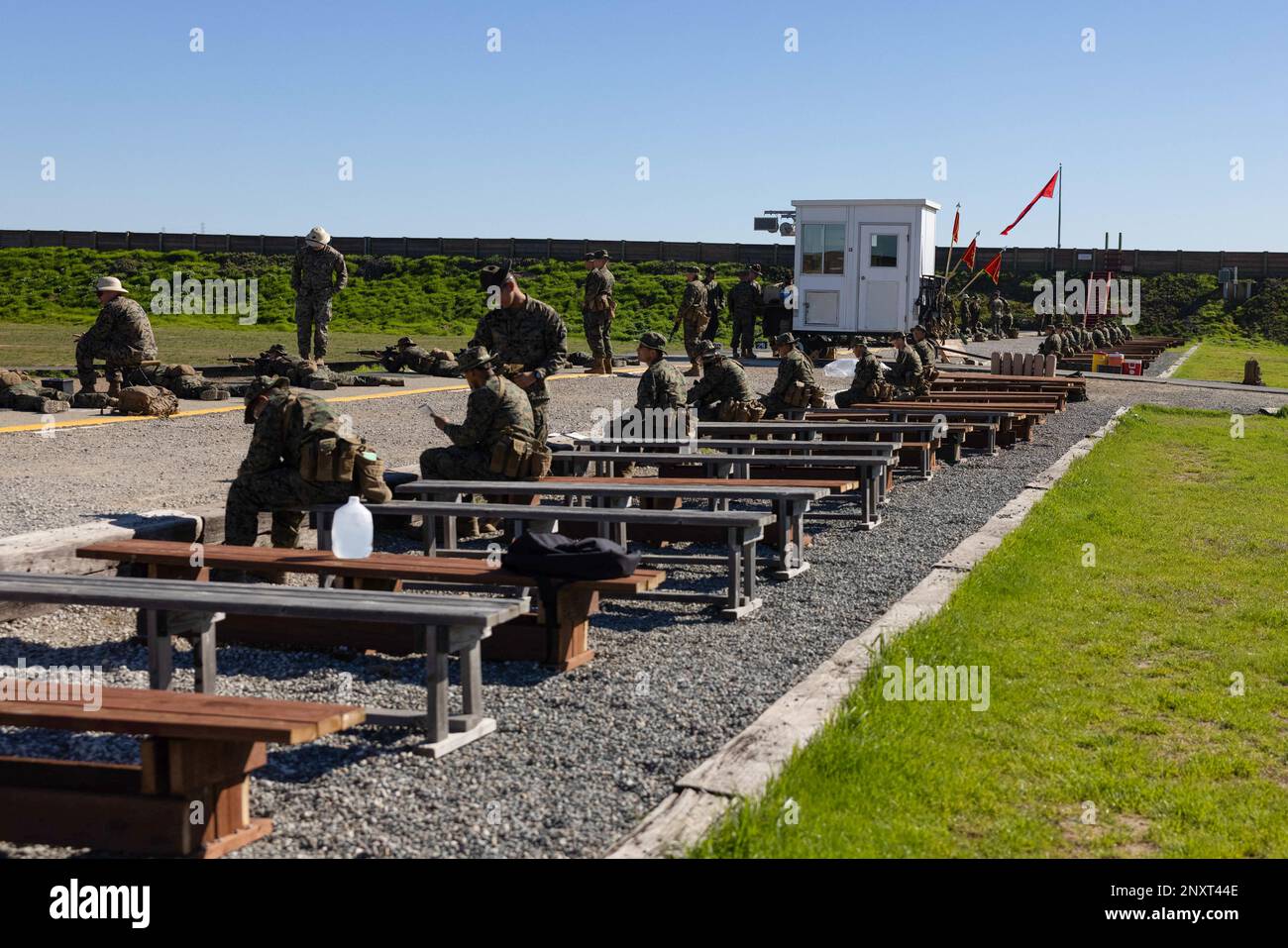 U.S. Marine Corps recruits with Delta Company, 1st Recruit Training ...