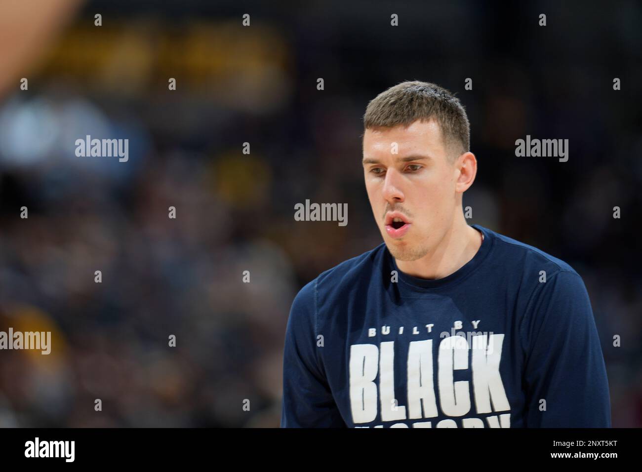 Denver Nuggets forward Vlatko Cancar (31) in the first half of an NBA ...