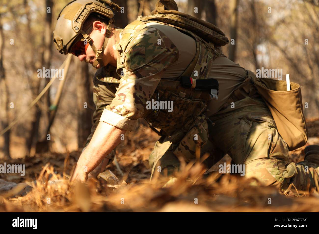 An Explosive Ordnance Disposal Specialist with 718th EOD Company, 23rd ...