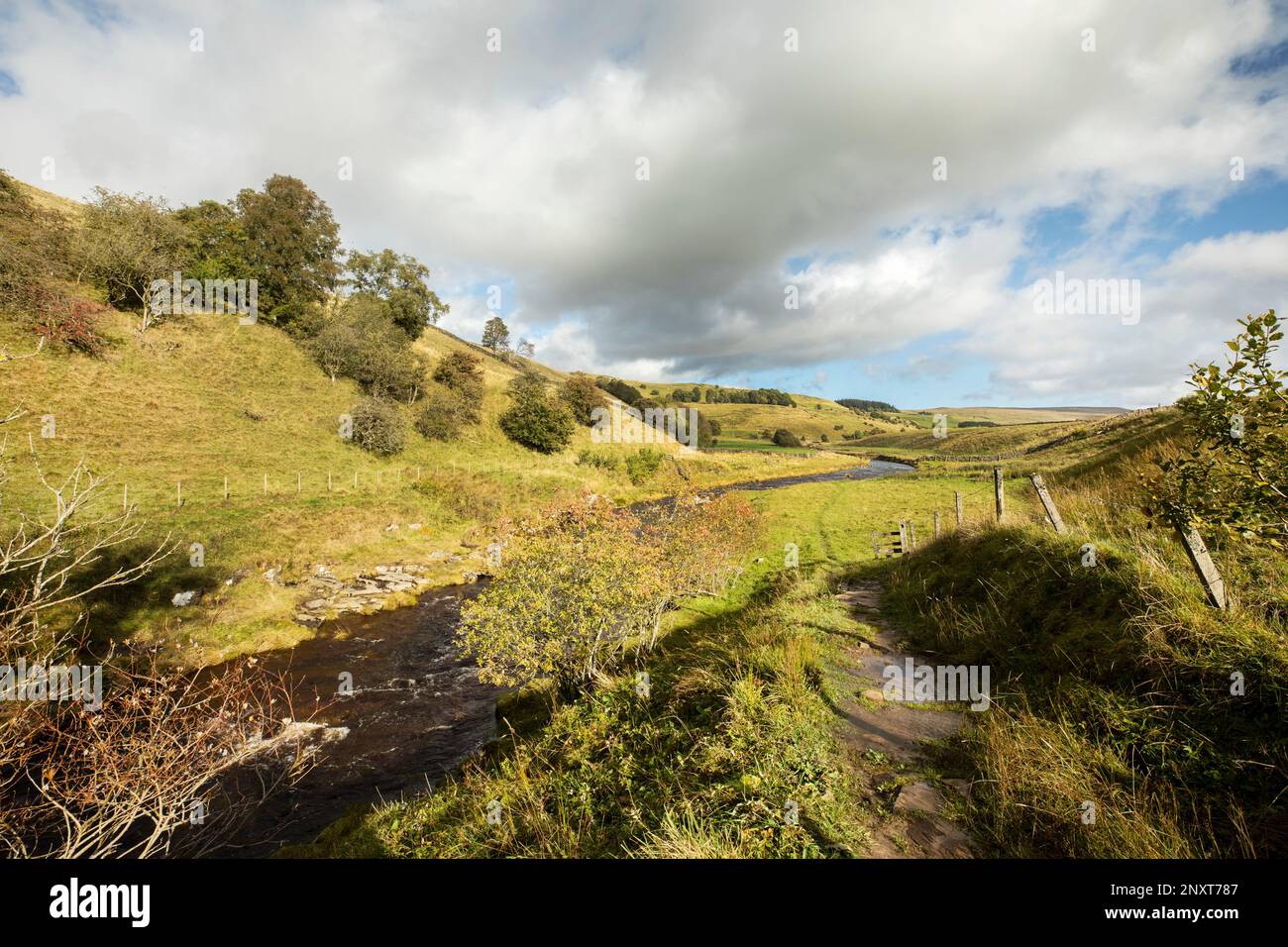 River Nent near Blagill between Alston and Nenthead, Cumbria Stock ...