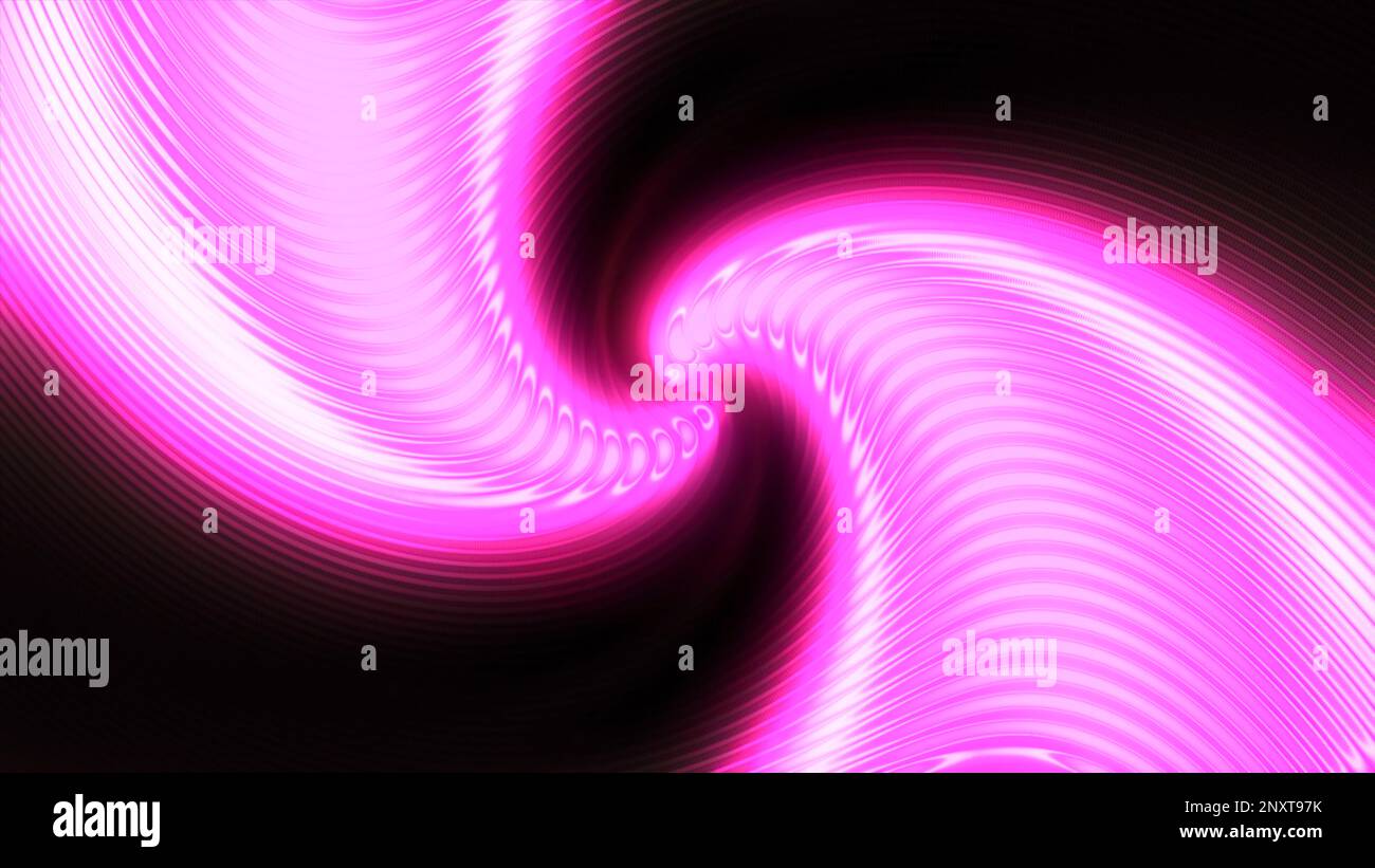 Bright swirling stream in retro style. Motion. Neon glowing energy flow ...