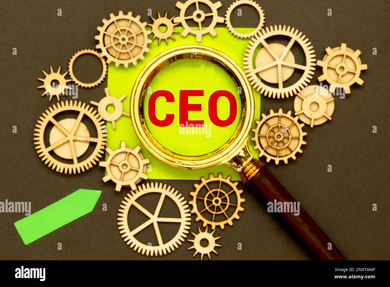 CEO symbol. Concept word CEO on wooden cubes. Beautiful yellow ...