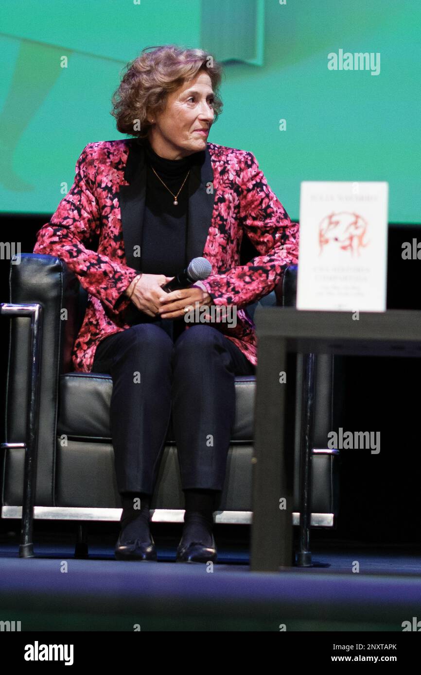 Madrid, Spain. 01st Mar, 2023. Julia Navarro Durante attends the ...