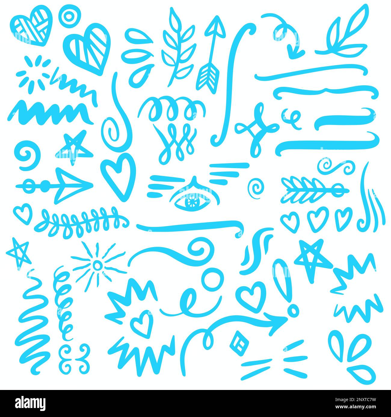 Curled tail vector vectors Cut Out Stock Images & Pictures - Alamy